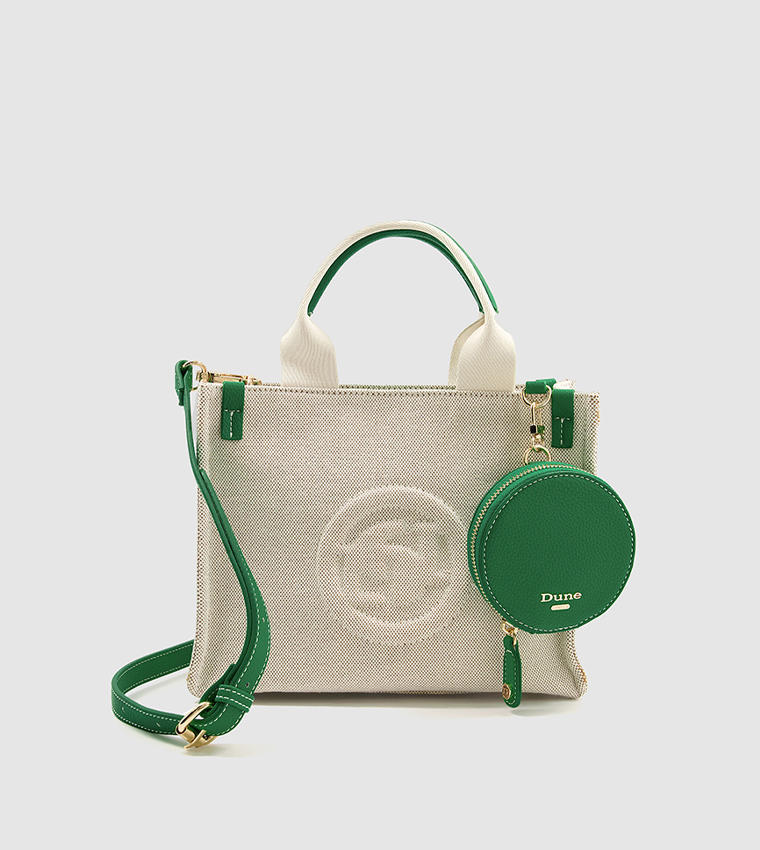 Buy Dune London Dinky Dexter Shoulder Bag In Green | 6thStreet Qatar