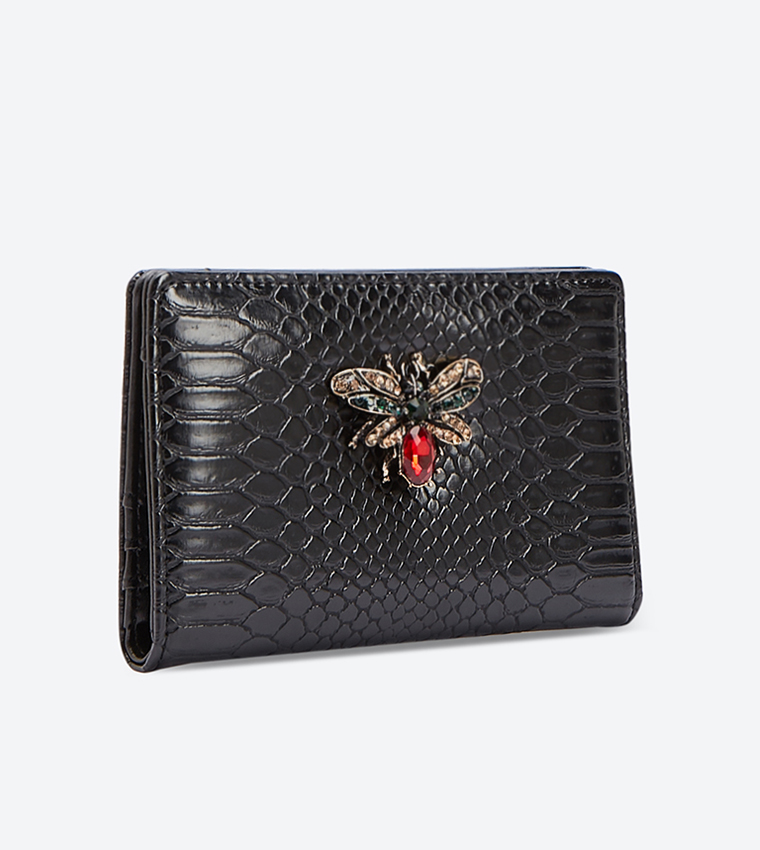 Buy Dune London Kbug Bug Details Wallet Black 0028500110254038 In Black ...