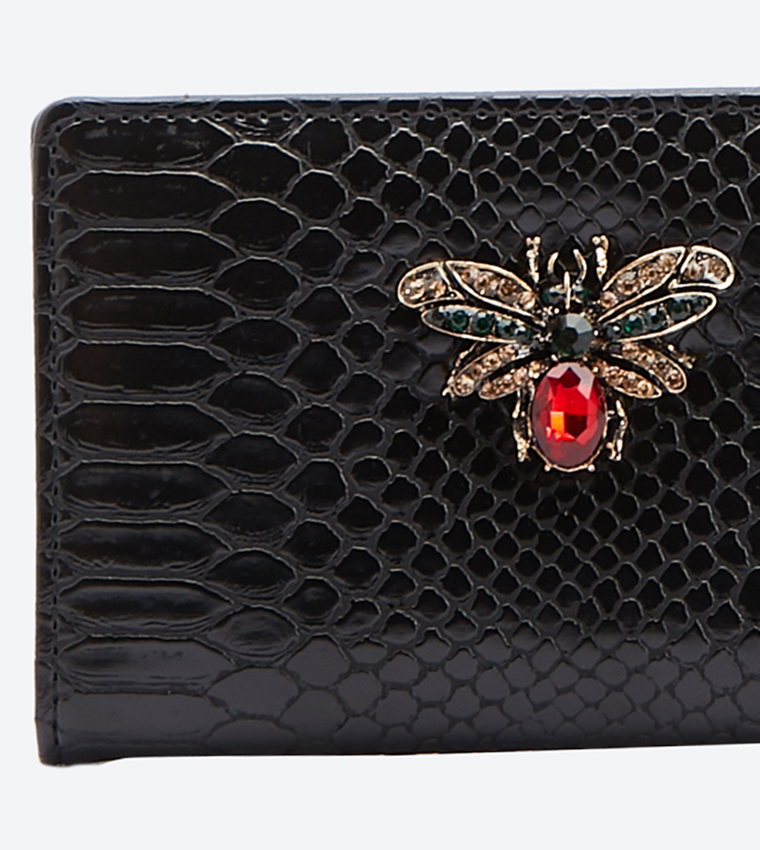 Buy Dune London Kbug Bug Details Wallet Black 0028500110254038 In Black ...