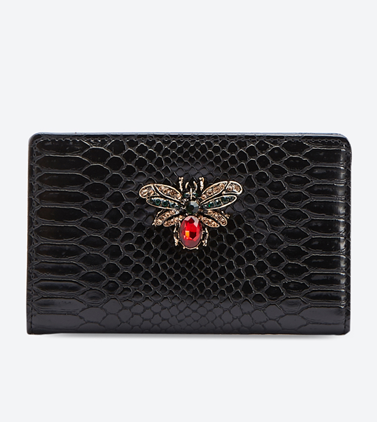 Buy Dune London Kbug Bug Details Wallet Black 0028500110254038 In Black ...