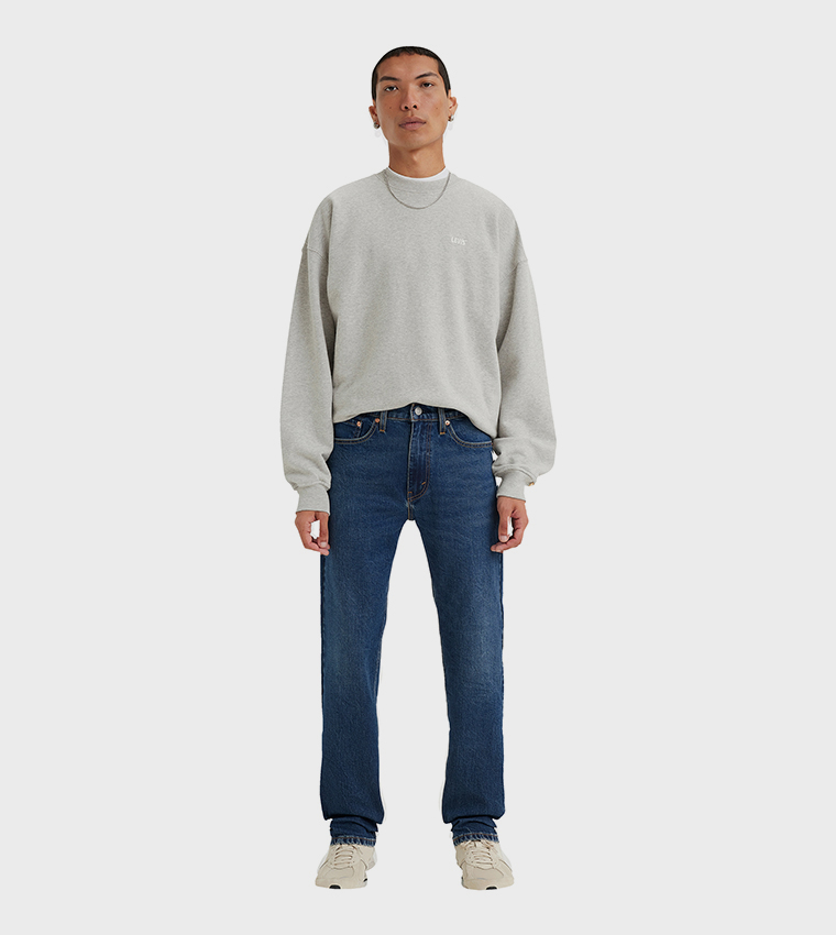 Buy Levi's 505 Regular Fit Jeans In Navy | 6thStreet Kuwait