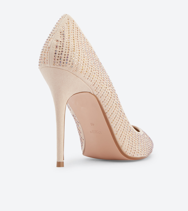 Buy Dune London Boujee Di Pointed Toe High Heel Pumps Pink In Pink ...