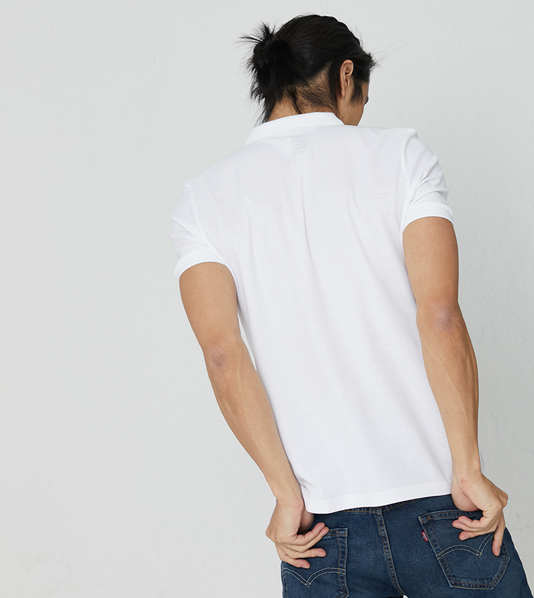 Buy Giordano CVC Polo Signature White In White | 6thStreet UAE