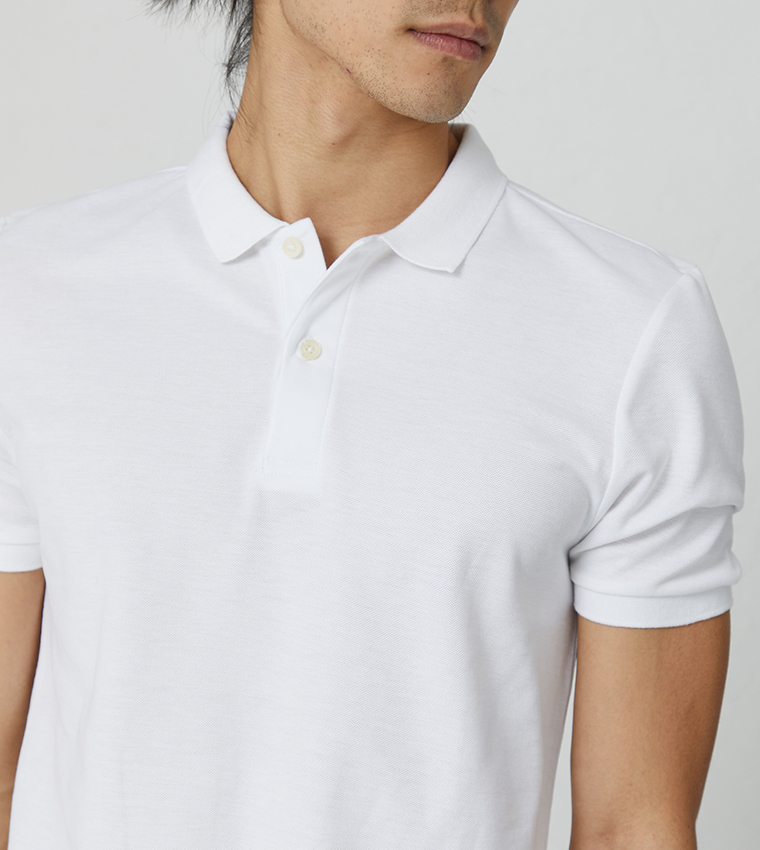 Buy Giordano CVC Polo Signature White In White | 6thStreet UAE