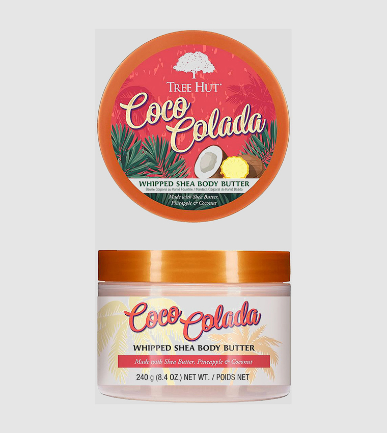 Buy TREE HUT Whipped Coco Colada Body Butter, 240g In Multiple Colors ...