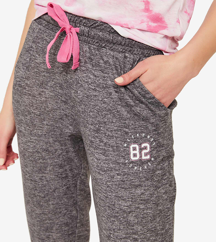 Buy Ardene 2 Pcs Set Sleepwear Pink In Pink | 6thStreet Qatar