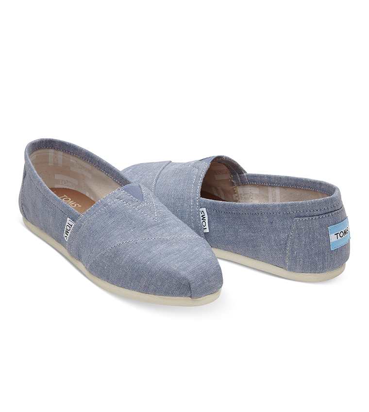 Buy Toms Seasonal Classic Espadrilles Blue In Blue | 6thStreet Qatar