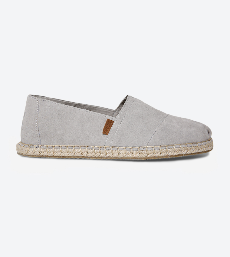Buy Toms Classic Slip Ons Grey 10009962 In Grey | 6thStreet Qatar