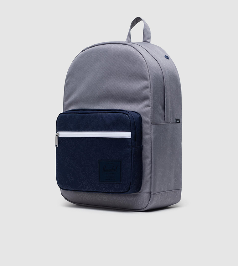 Buy Herschel Pop Quiz 600D Poly Gry/Pctban Backpack Grey In Grey ...