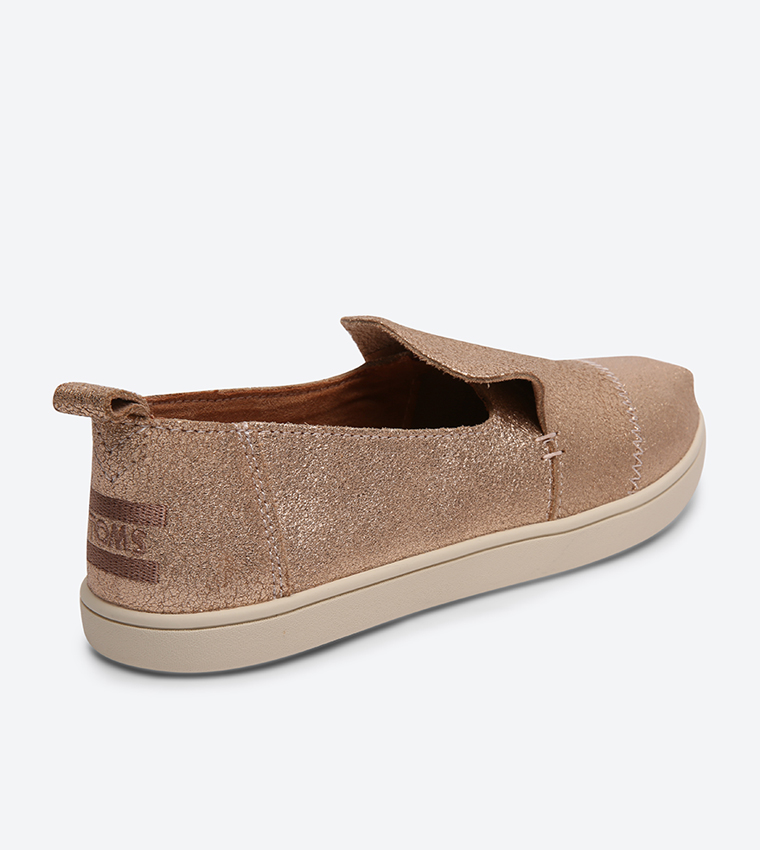 Buy Toms Deconstructed Cupsole Alpargatas Slip Ons Rose Gold In Rose ...