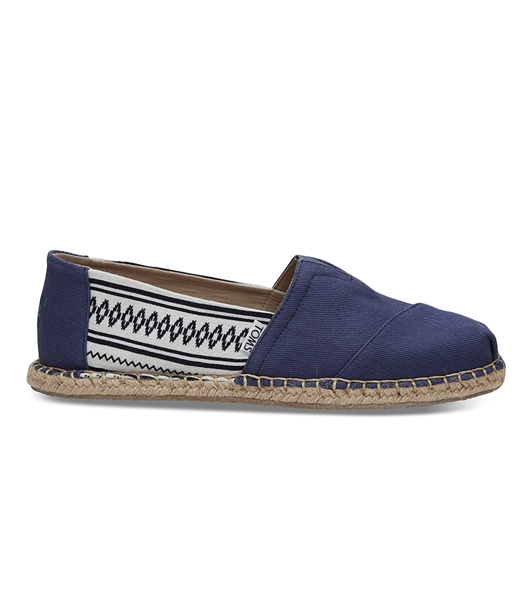 Buy Toms Seasonal Classic Espadrilles Blue In Blue | 6thStreet Qatar