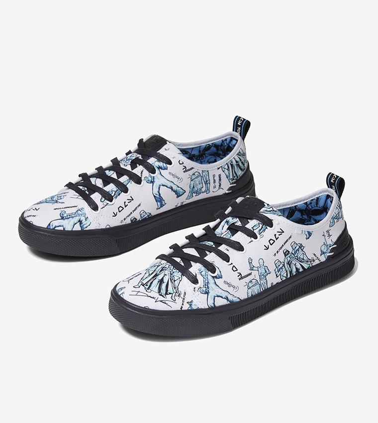 Buy Toms Star Wars X White Character Sketch Print Trvl Lite Low Women S Sneakers In Black 6thStreet Kuwait