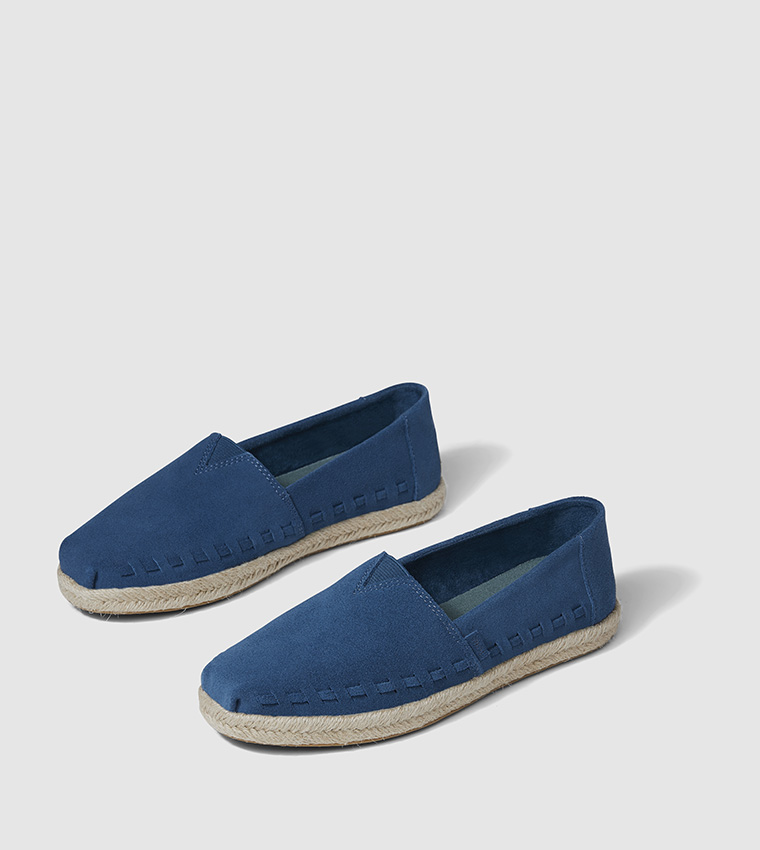 Buy Toms Alpargata Rope Espadrilles Moroccan Blue In Blue | 6thStreet Qatar