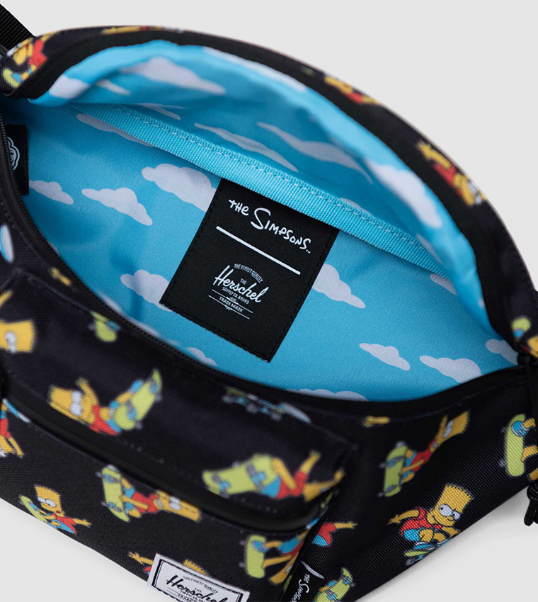 Buy Herschel Bart Simpson Printed Belt Bag In Black | 6thStreet UAE