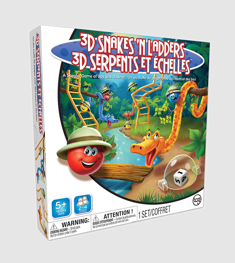 Buy R&B Kids 3D Snakes & Ladders In Multiple Colors | 6thStreet UAE