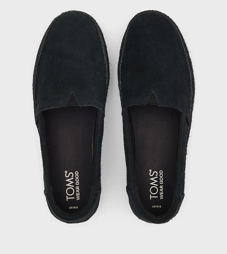 Buy Toms VALENCIA Platform Espadrilles In Black | 6thStreet Bahrain