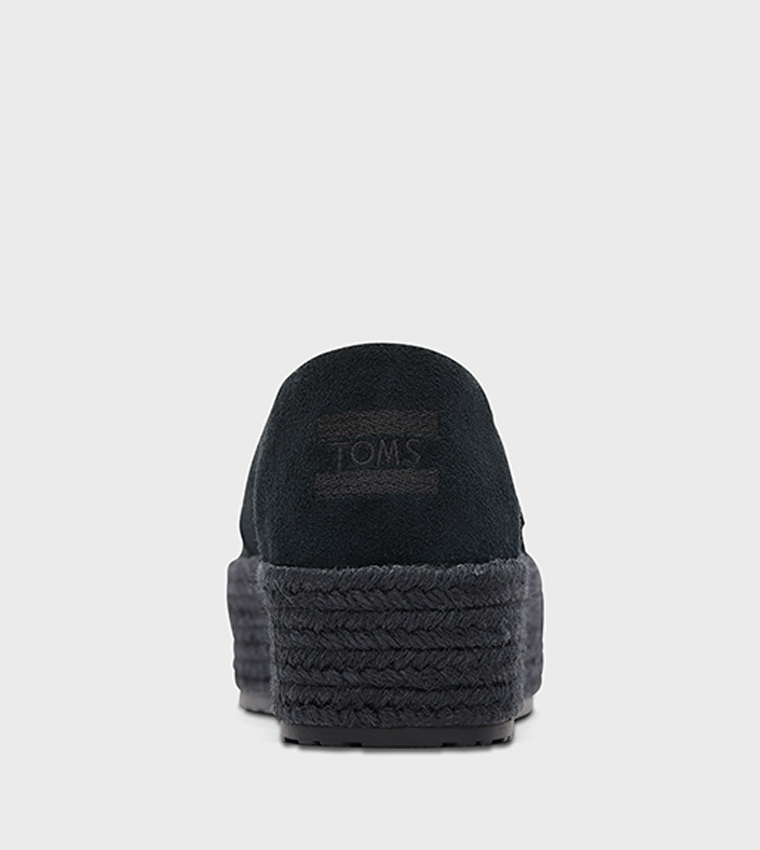 Buy Toms VALENCIA Platform Espadrilles In Black | 6thStreet Bahrain
