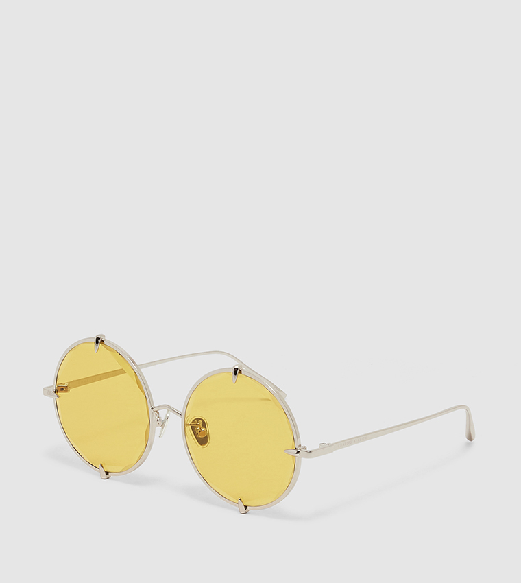 Buy Charles & Keith Wire Frame Round Sunglasses In Multiple Colors ...