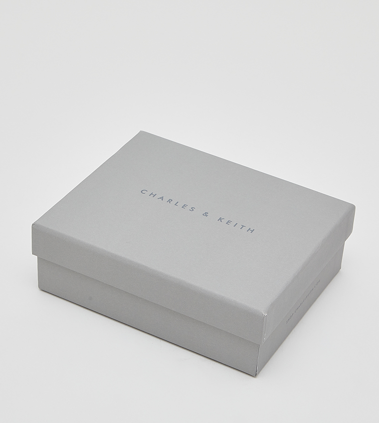 Buy Charles & Keith Snap Button Mini Short Wallet In Brown | 6thstreet UAE