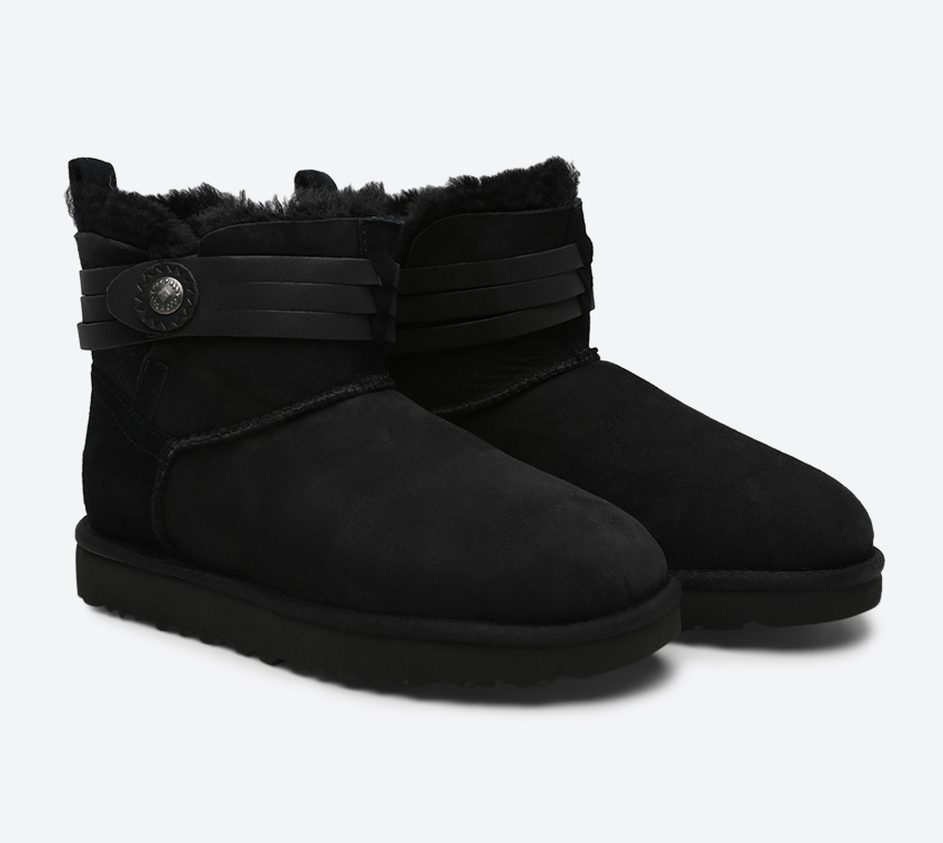 Buy Ugg Elva Boots Black In Black | 6thStreet Qatar