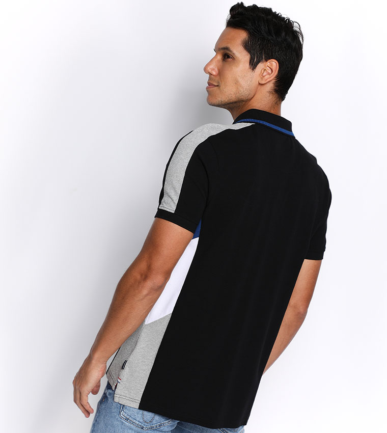 Buy Beverly Hills Polo Club Side Splice Polo Black In Black | 6thStreet ...