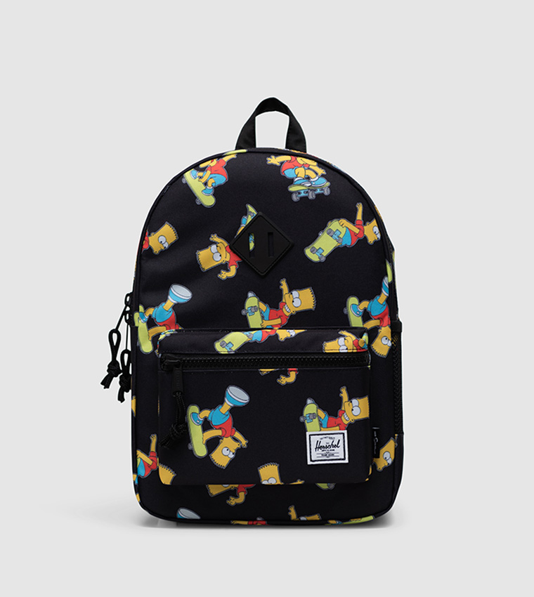 Buy Herschel Bart Simpson Heritage Youth Backpack In Black | 6thStreet UAE