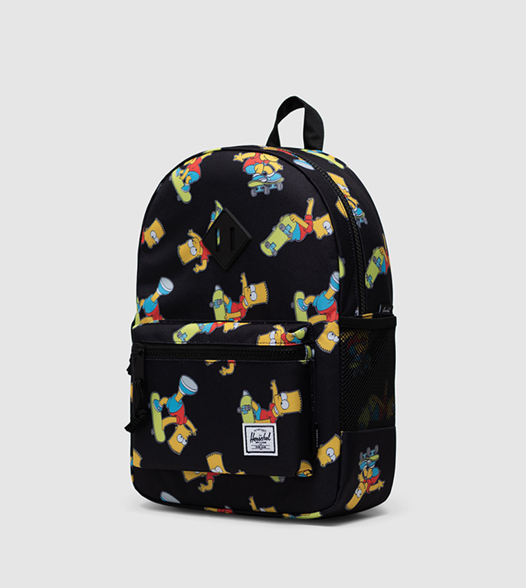 Buy Herschel Bart Simpson Heritage Youth Backpack In Black | 6thStreet UAE