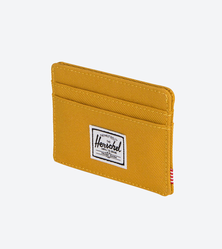Buy Herschel Charlie Card Holder Yellow 10360 02074 OS In Yellow ...