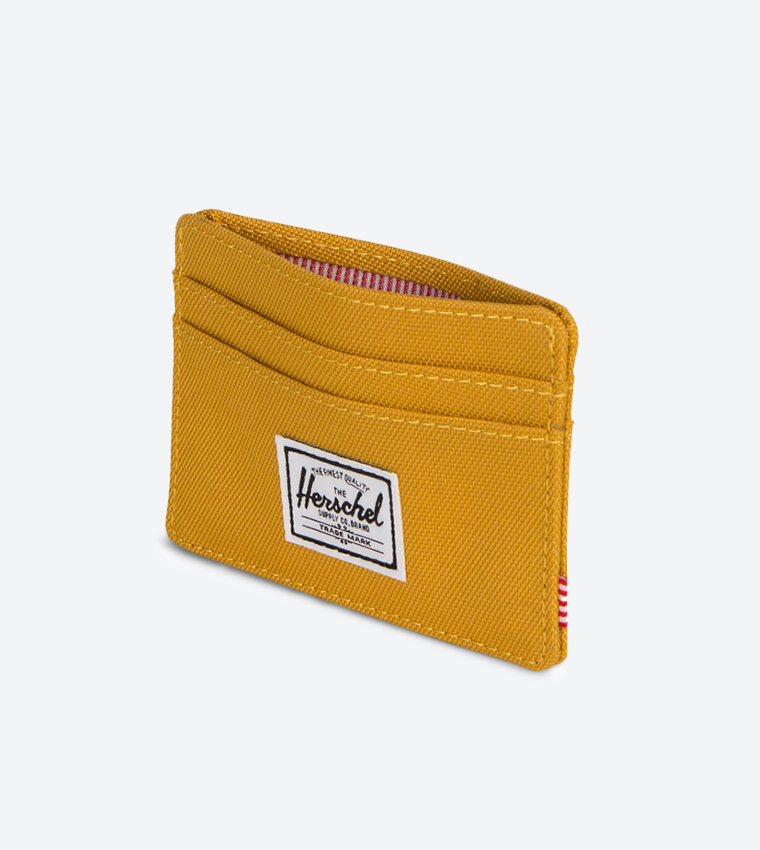 Buy Herschel Charlie Card Holder Yellow 10360 02074 OS In Yellow ...