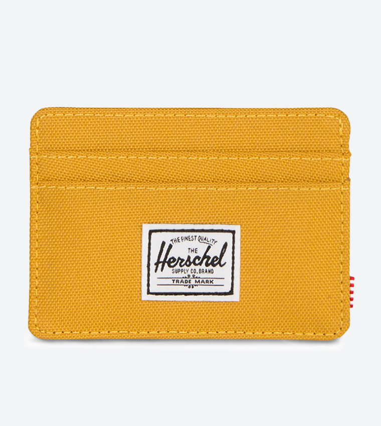 Buy Herschel Charlie Card Holder Yellow 10360 02074 OS In Yellow ...
