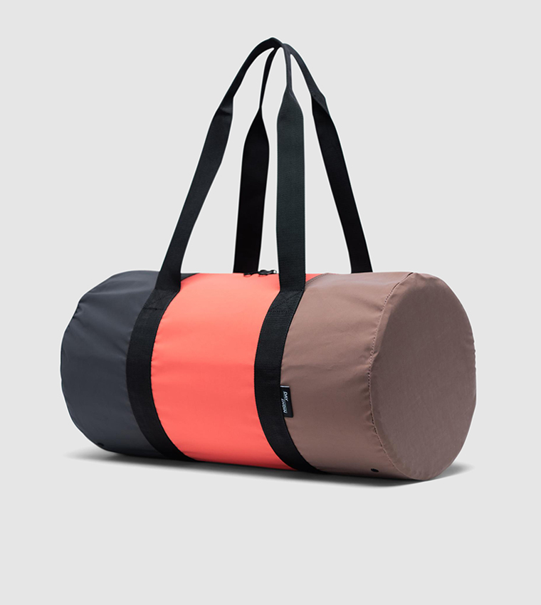 Buy Herschel Dn Duffle Reflective Bk/Hc/Pbr Duffel Bag Black In Black ...