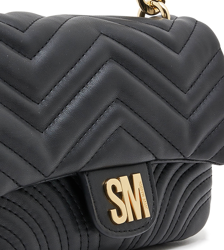 Buy Steve Madden Quilted Shoulder Bag In Black | 6thStreet UAE