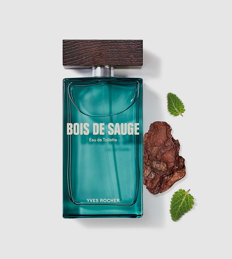 Buy Yves Rocher Eau De Toilette Bois De Sauge Bottle, 100 Ml In White ...