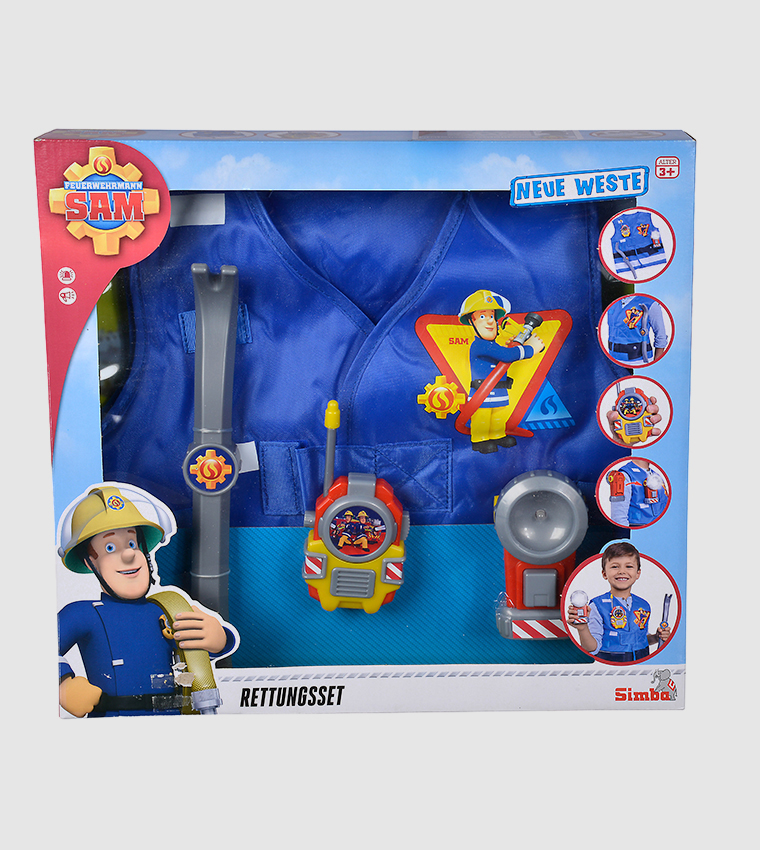 Buy Simba Fireman Sam Fireman Rescue Set In Blue | 6thStreet Qatar