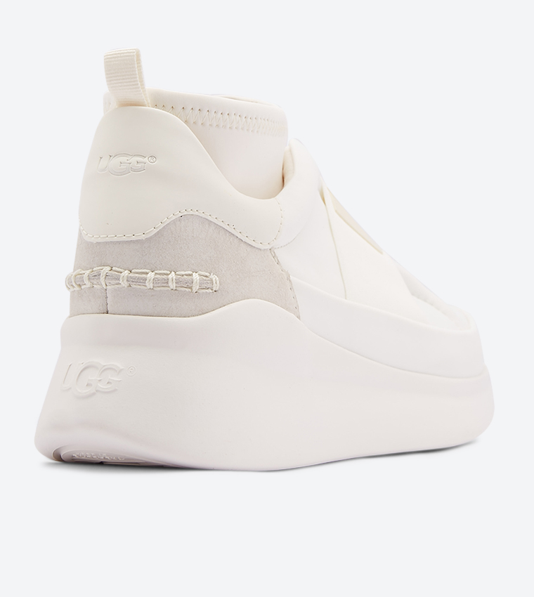 Buy Ugg Neutra Round Toe Trendy Sneakers White In White | 6thStreet Qatar