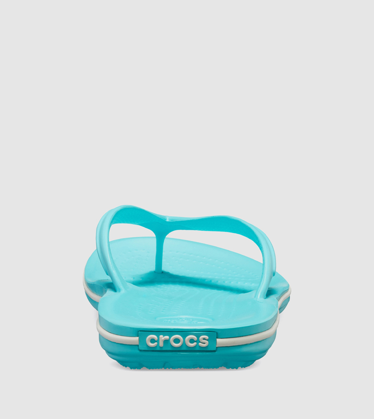 Buy Crocs Crocband Round Toe Flip Flops Blue 11033 4DY In Blue ...