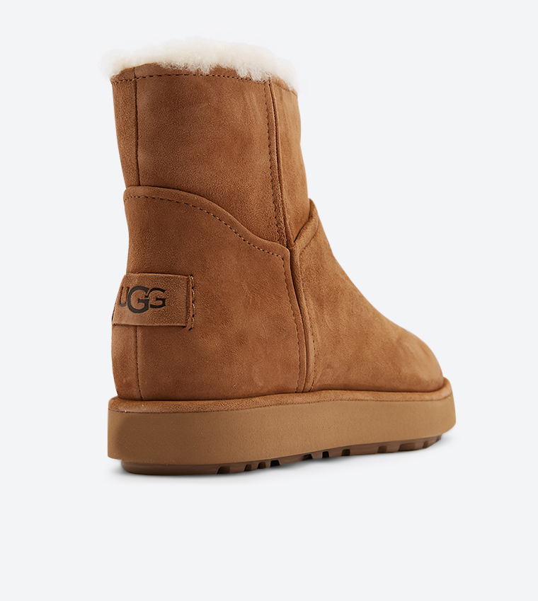 Buy Ugg Classic Mini Blvd Side Zip Closure Boot Brown In Brown ...