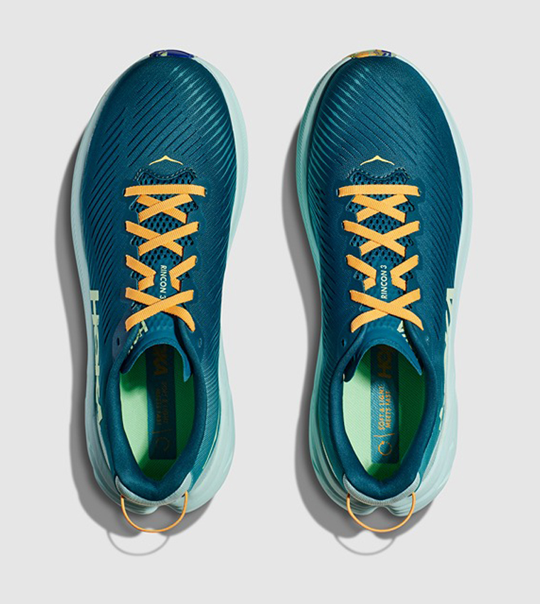Buy Hoka RINCON 3 Knitted Running Shoes In Blue | 6thStreet Saudi Arabia