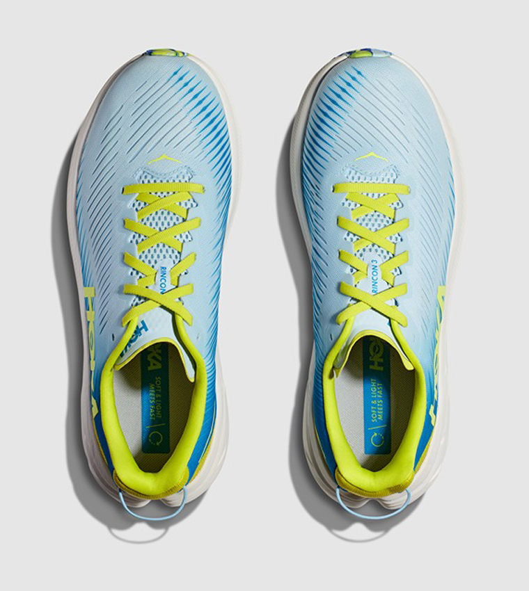 Buy Hoka RINCON 3 Knitted Running Shoes In Blue | 6thStreet Saudi Arabia