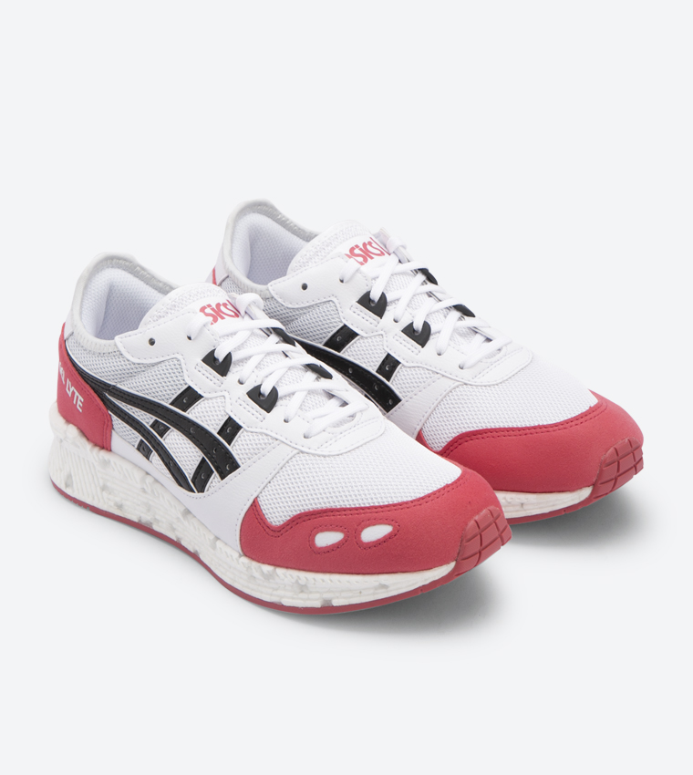 Buy Asics Tiger HyperGel Lyte Round Toe Lace Up Sneakers Red In Red ...
