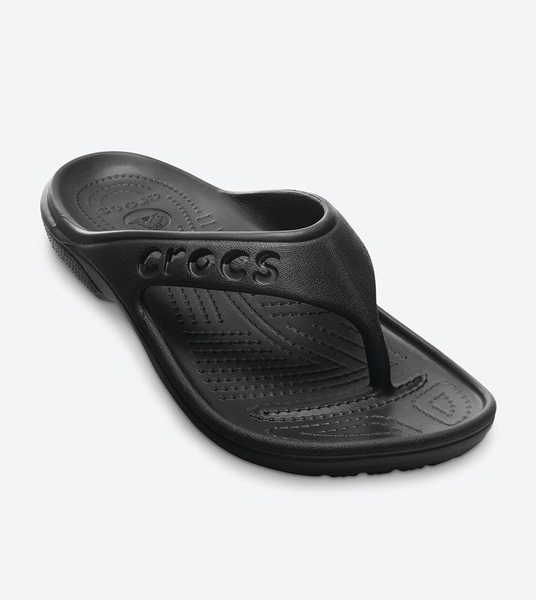 Buy Crocs Baya Flip Flops Black 11999 001 In Black | 6thStreet Kuwait