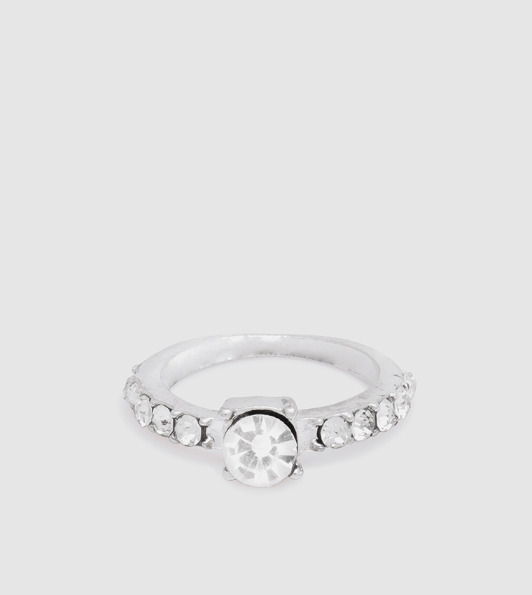 Buy R&B Set Of 6 Rings In Silver | 6thStreet Bahrain