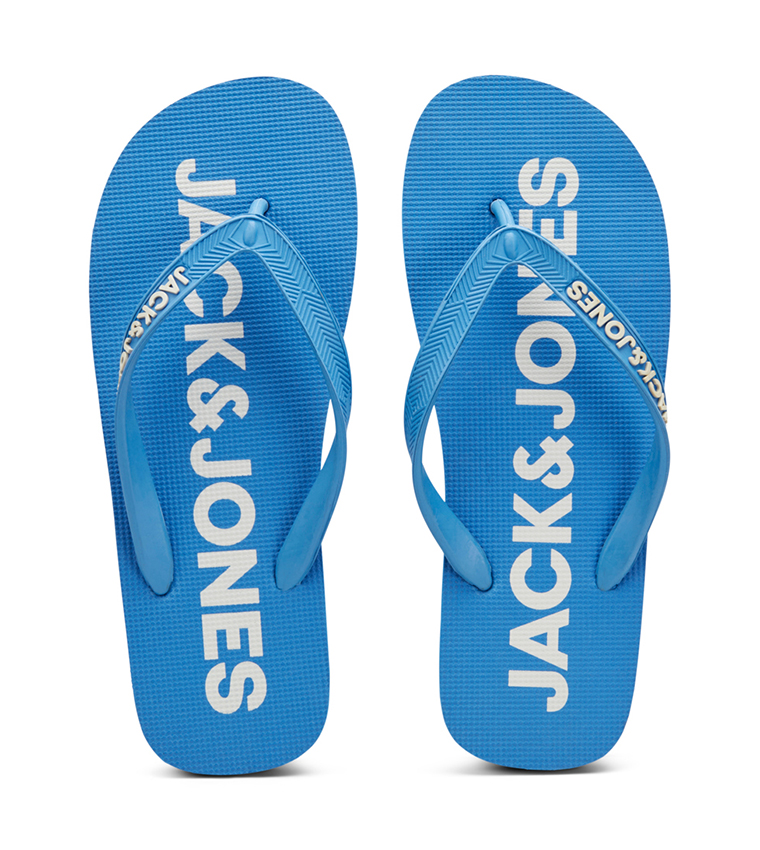 Buy Jack & Jones Pair Of Flip Flops Blue In Blue | 6thStreet Oman
