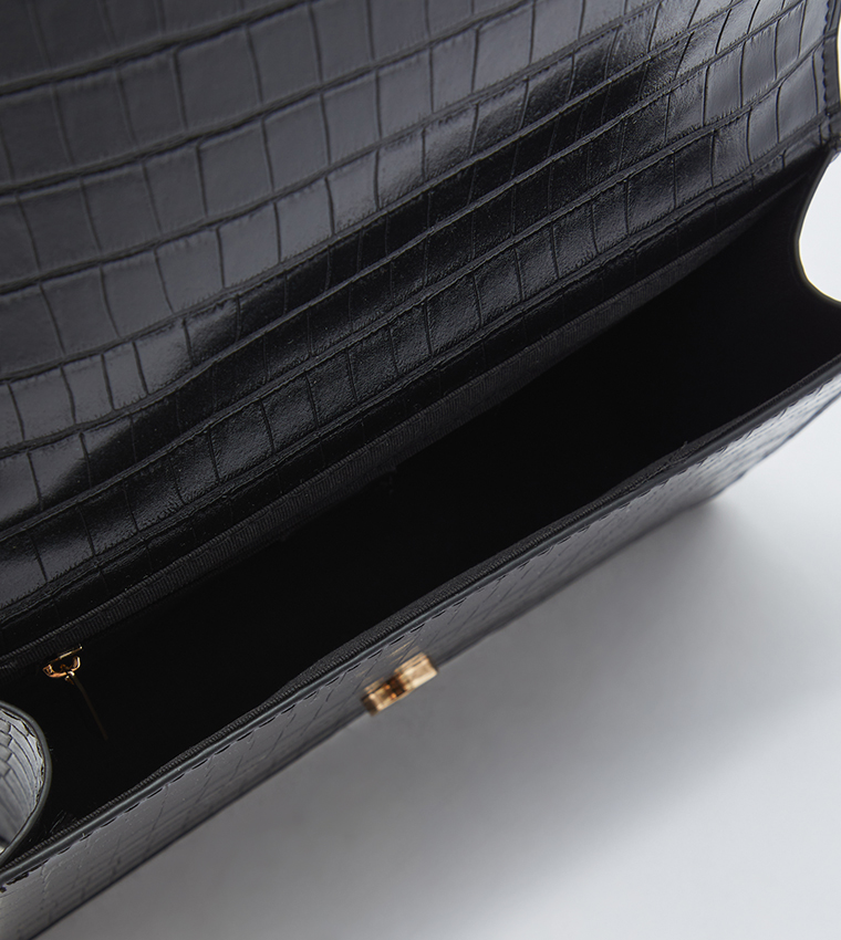 Buy ZAHA @ CCC Small Size Zip Clouser Cross Body Black In Black ...