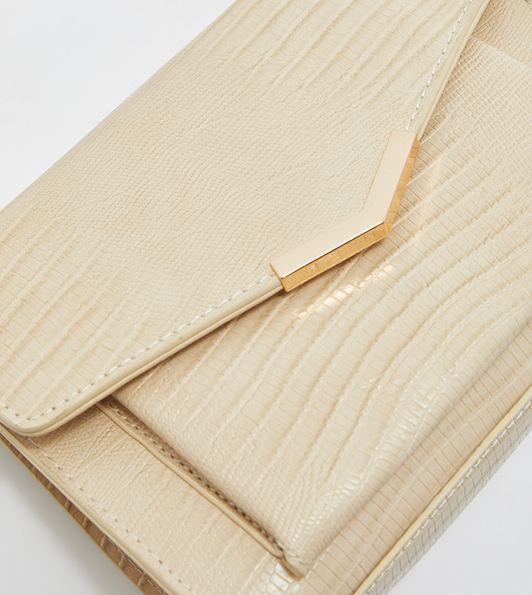 Buy ZAHA @ CCC Small Size Zip Clouser Cross Body Beige In Beige ...