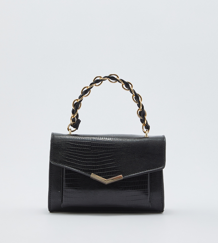 Buy ZAHA @ CCC Small Size Zip Clouser Cross Body Black In Black ...