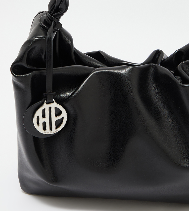 Buy Hush Puppies Braidy Hobo Bag In Black | 6thStreet Oman