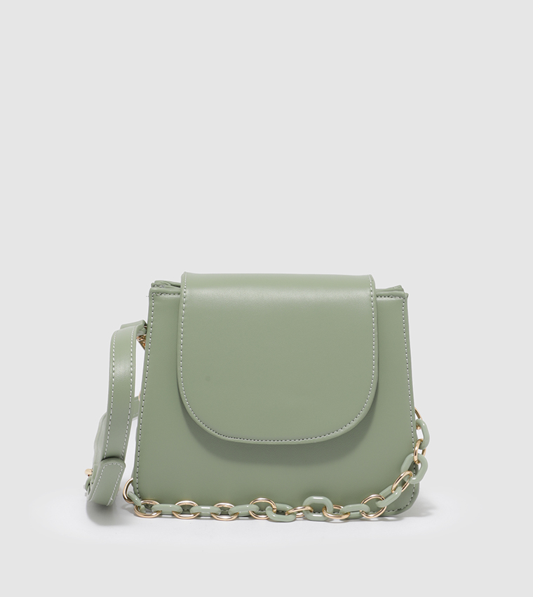 Buy CCC Classic Cross Body Bag In Green | 6thStreet UAE