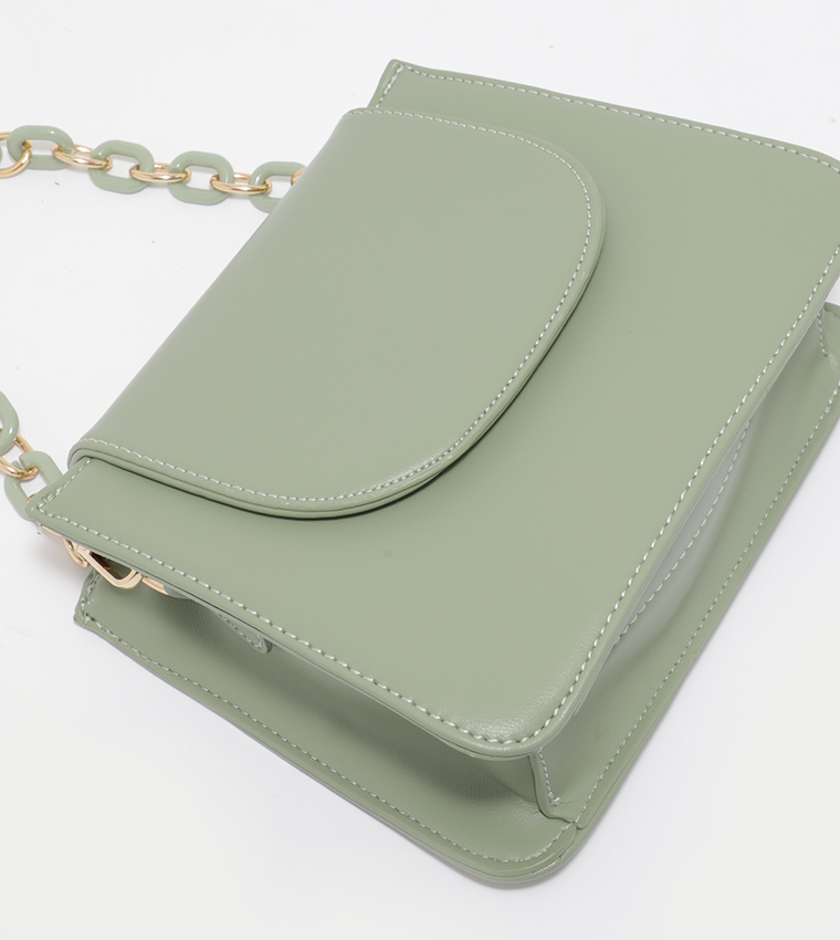 Buy CCC Classic Cross Body Bag In Green | 6thStreet UAE