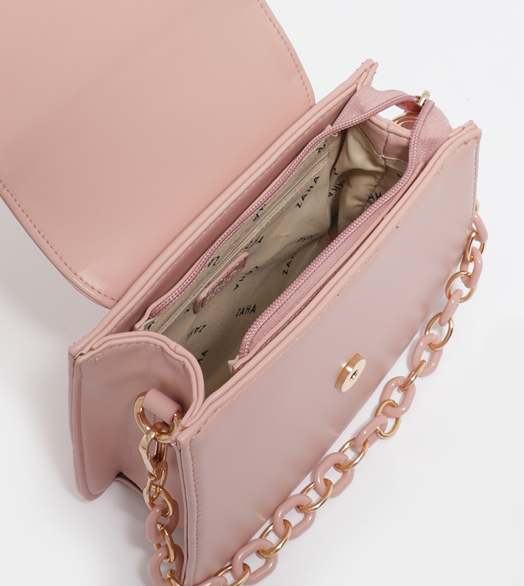Buy CCC Classic Cross Body Bag In Pink | 6thStreet UAE